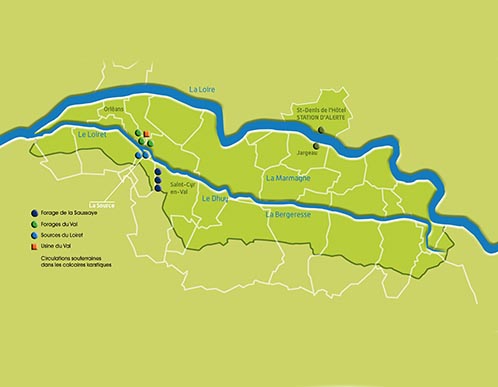 D'où vient l'eau ? - L'eau d'Orléans Métropole