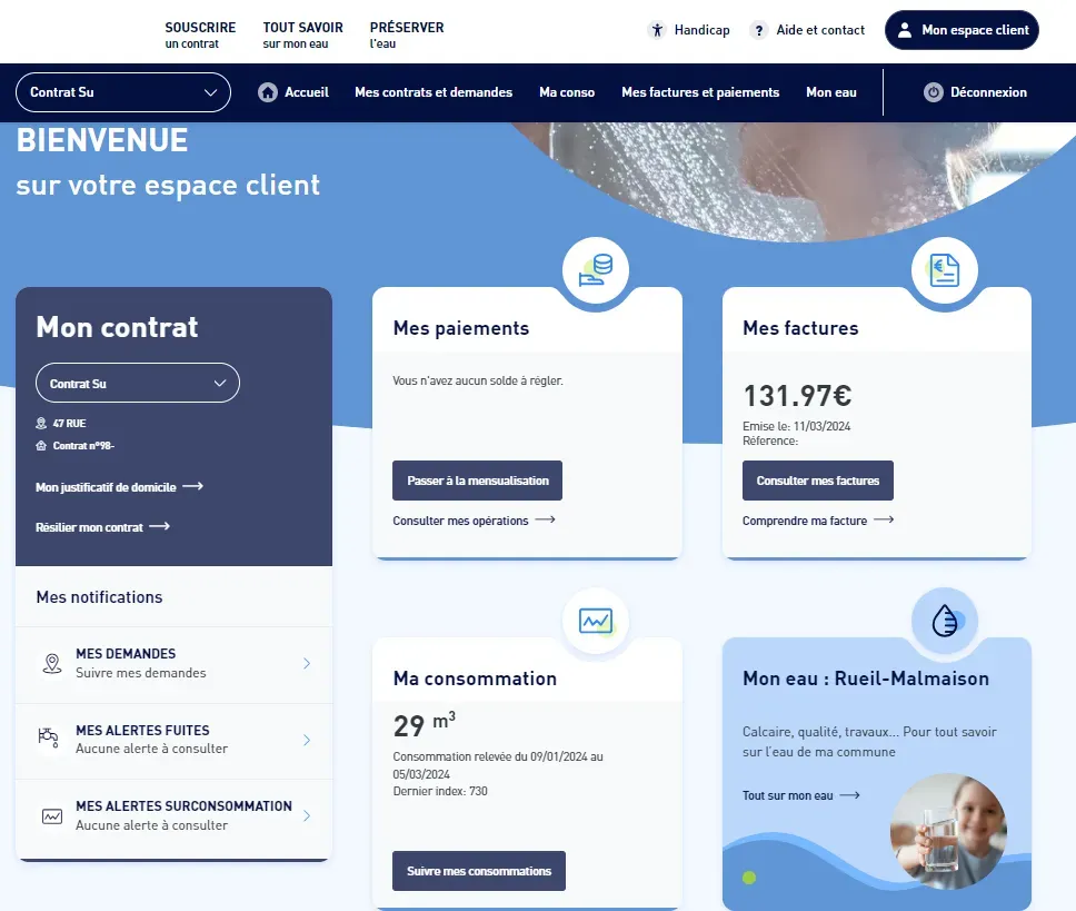 Comment créer mon espace client ? - L'eau d'Orléans Métropole